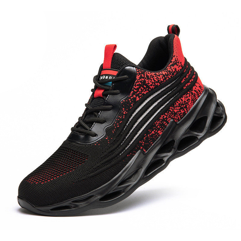 Men's Work Safety Shoes - Anti-Puncture Lightweight Sneakers – Smile E ...